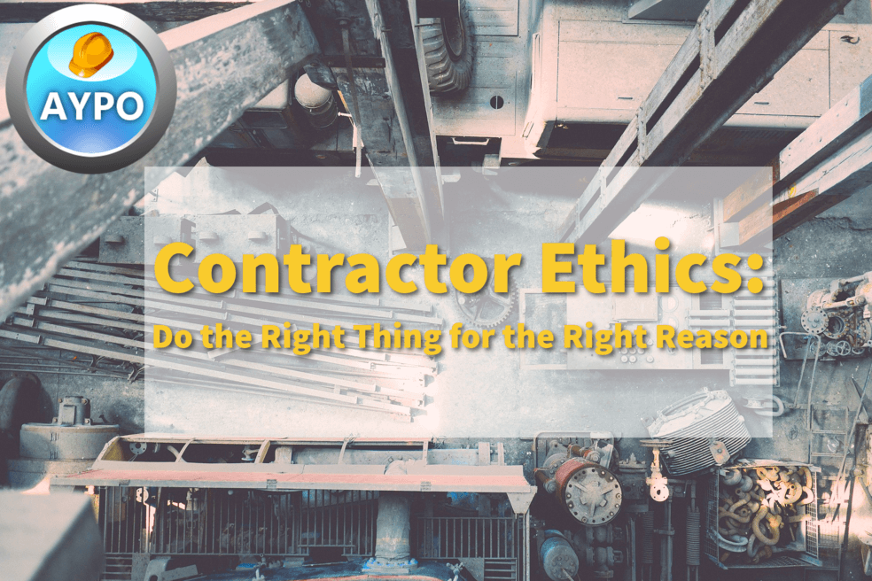Contractor Ethics for Series A CCB Continuing Education